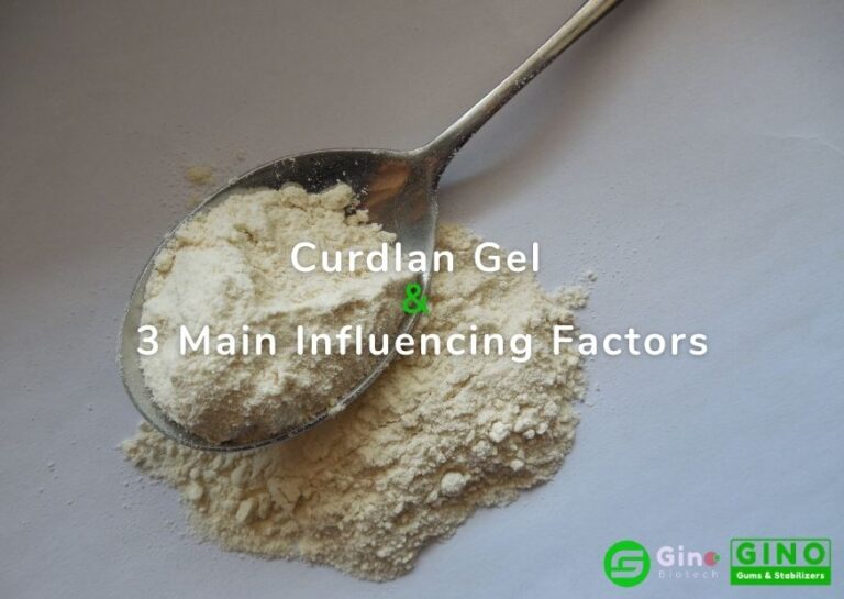 Curdlan Gel and 3 Main Influencing Factors-Gino Gums