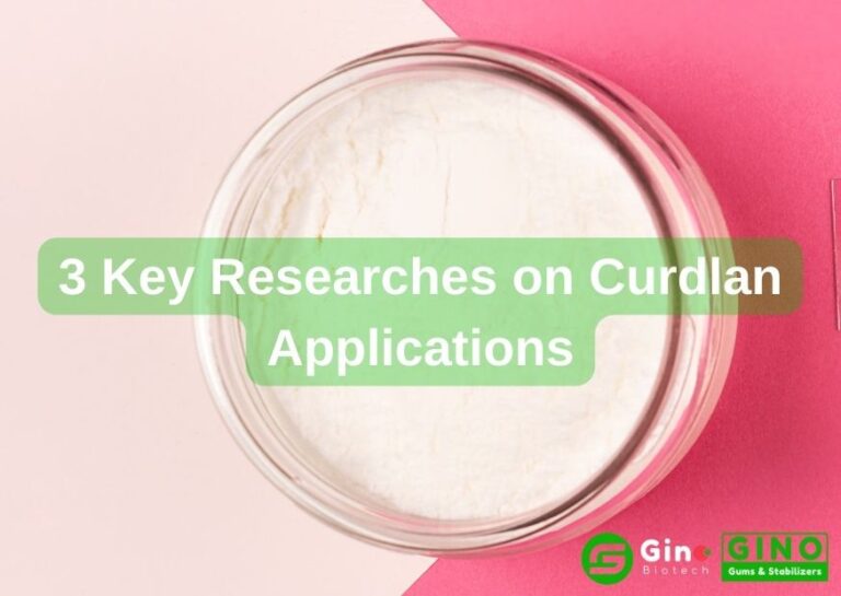 3 Key Researches on Curdlan Applications - Gino Gums