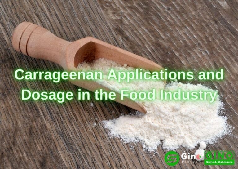 E407 Carrageenan Applications and Dosage in the Food Industry