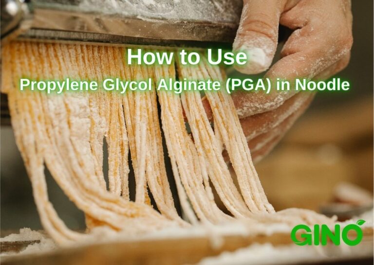 How to Use Propylene Glycol Alginate in Noodle Production